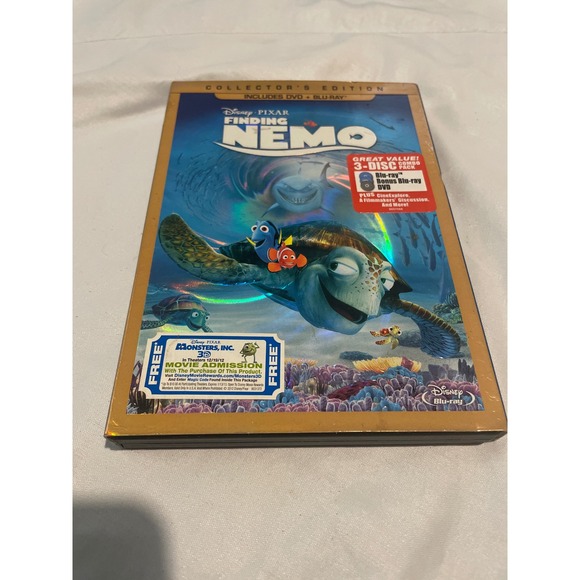 Pixar | Media | Finding Nemo Collectors Edition 3 Disc Bluray Dvd Combo ...